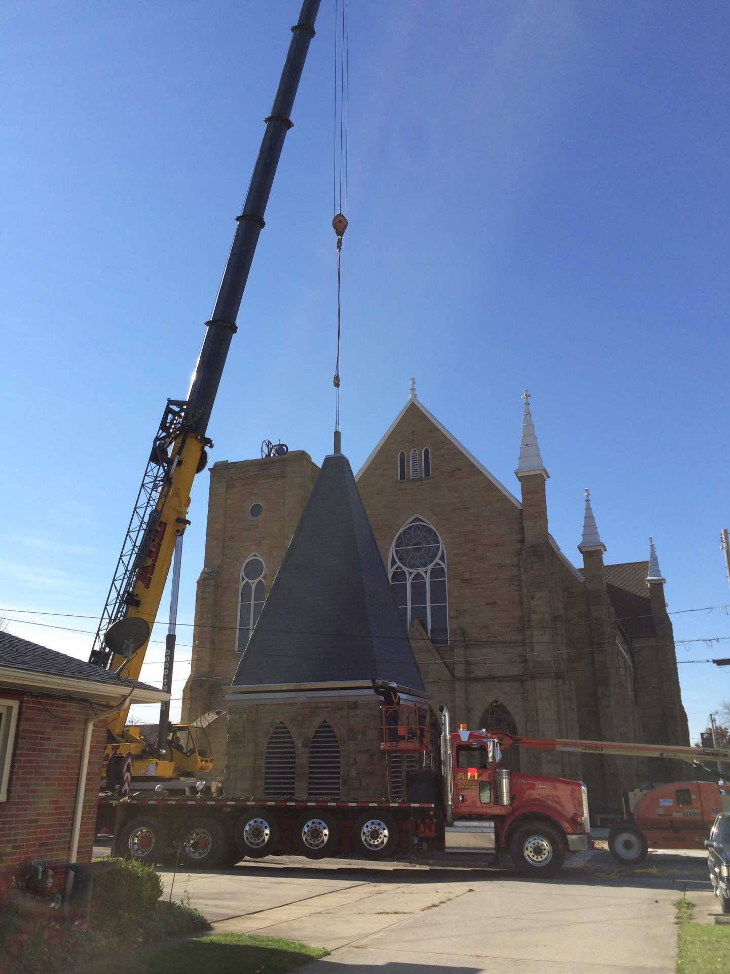 Catholic Church Steeple Replacement - Janotta & Herner