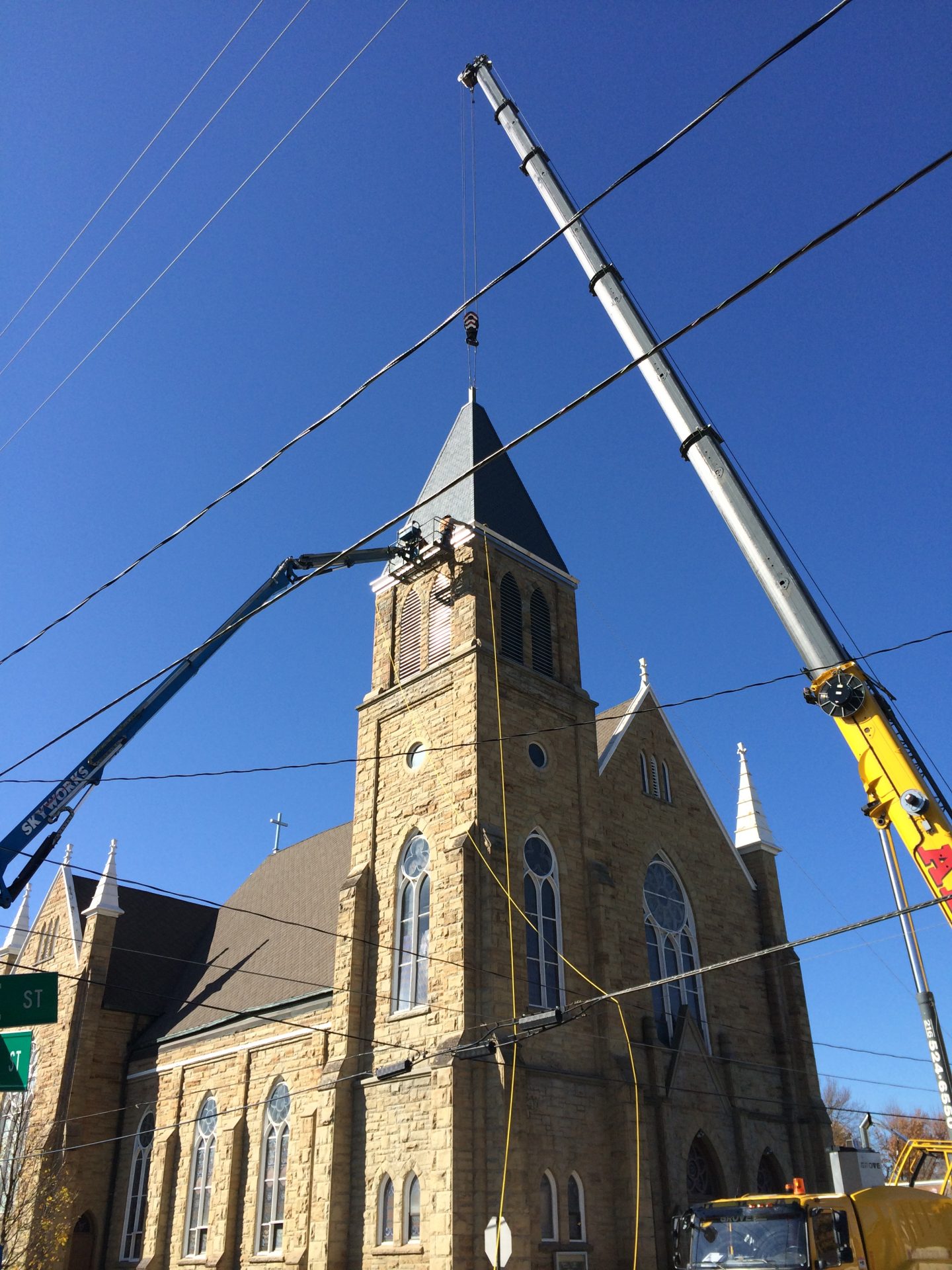 Catholic Church Steeple Replacement - Janotta & Herner